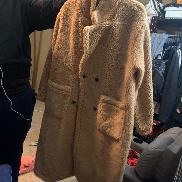 Jackets & Coats | Fuzzy Trench Coat | Poshmark